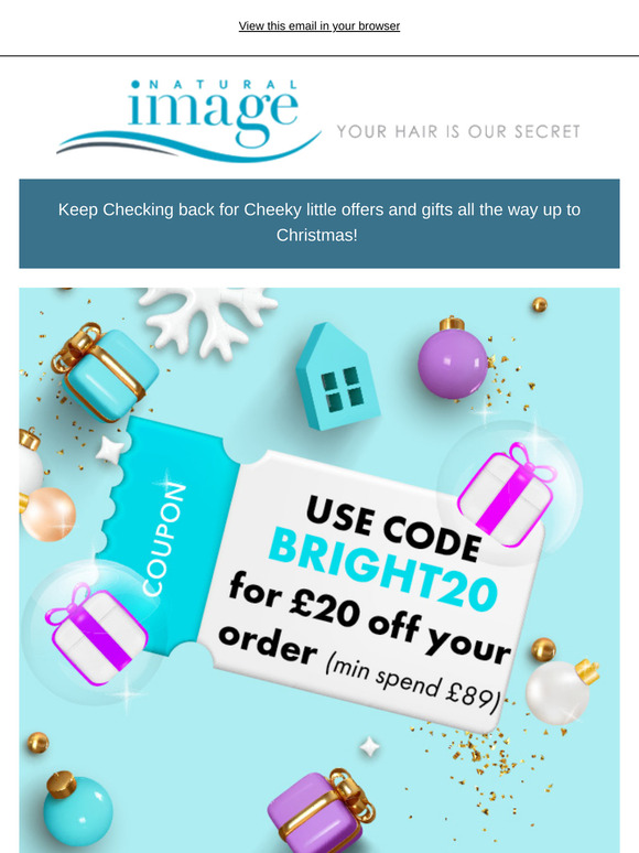 Natural Image Wigs: Cheeky Code inside! 🌟 | Milled