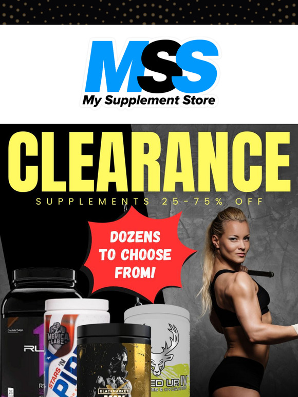 My Supplement Store: New Clearance Supplements Just Added 💪 | Milled