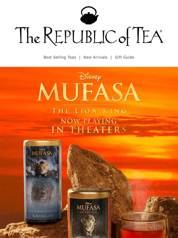 The Republic of Tea: Limited-Edition Mufasa: The Lion King Teas Are ...