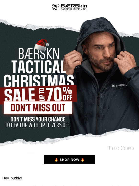 Bearskin Tactical Supply Co.: The BAERSkin Tactical Christmas Sale is ...