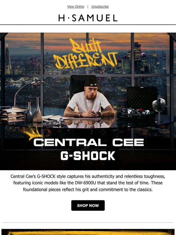 H. Samuel: Central Cee | G-SHOCK | Milled