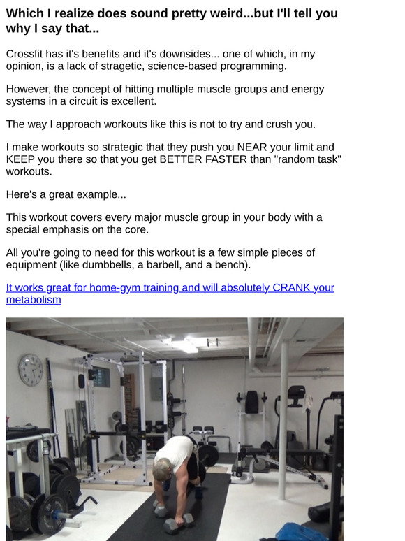 FitStep: Like Crossfit and Science had a baby... (DB Crawling workout ...
