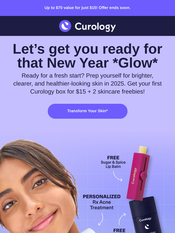 Curology: Get Your Custom Skincare Box for Just $15 | Milled