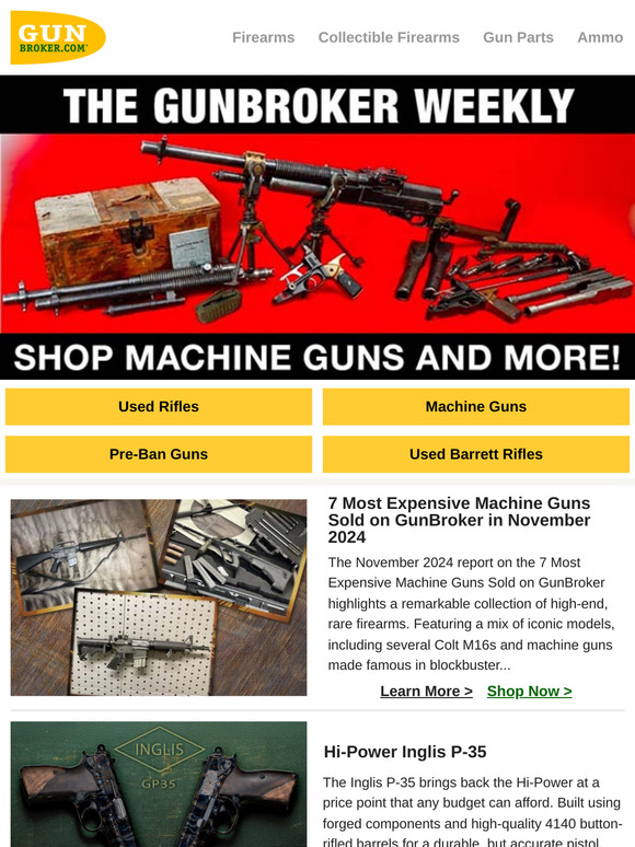 GunBroker: 7 Most Expensive Machine Guns Sold in Nov. 2024 | Milled