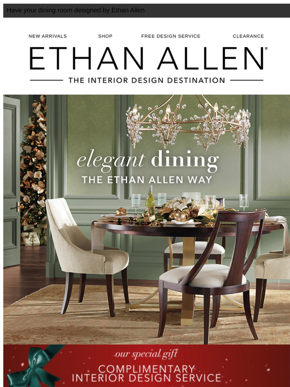 Ethan Allen: 2025 outlook—elevated dining | Milled