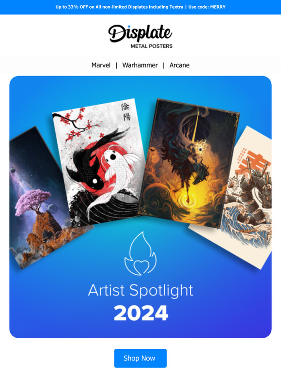 Displate: 24 for 2024: Artists you must see | Milled