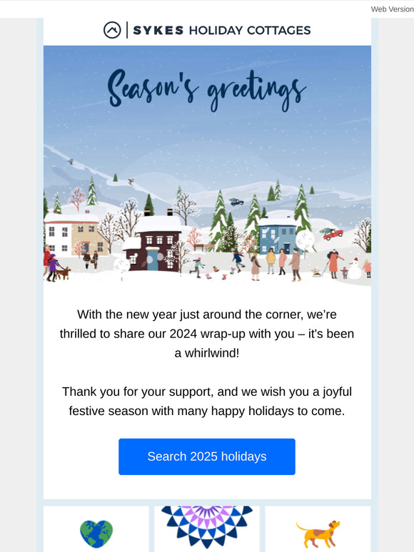 Sykes Cottages: Our festive wrap-up for 2024 | Milled