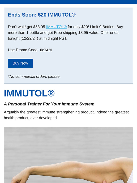 Immunocorp: Save 63% on IMMUTOL A Personal Trainer for Your Immune ...