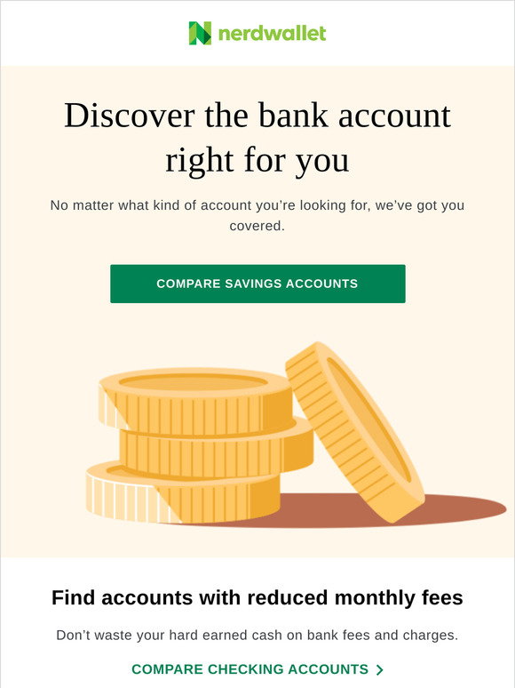 NerdWallet: Bank accounts that'll make your wallet happy | Milled