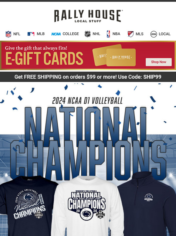 Rally House: Give it Up for the NATIONAL CHAMPIONS 👏🏐 | Celebrate Penn ...