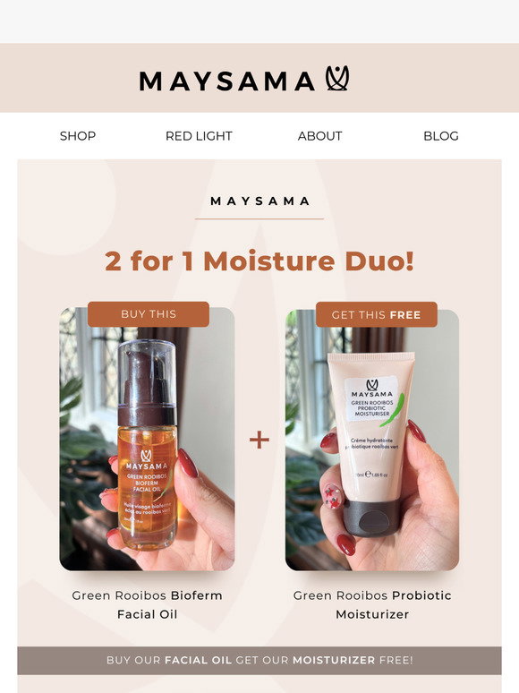 Maysama: FREE Moisturizer with Our Bioferm Oil!🎁 | Milled