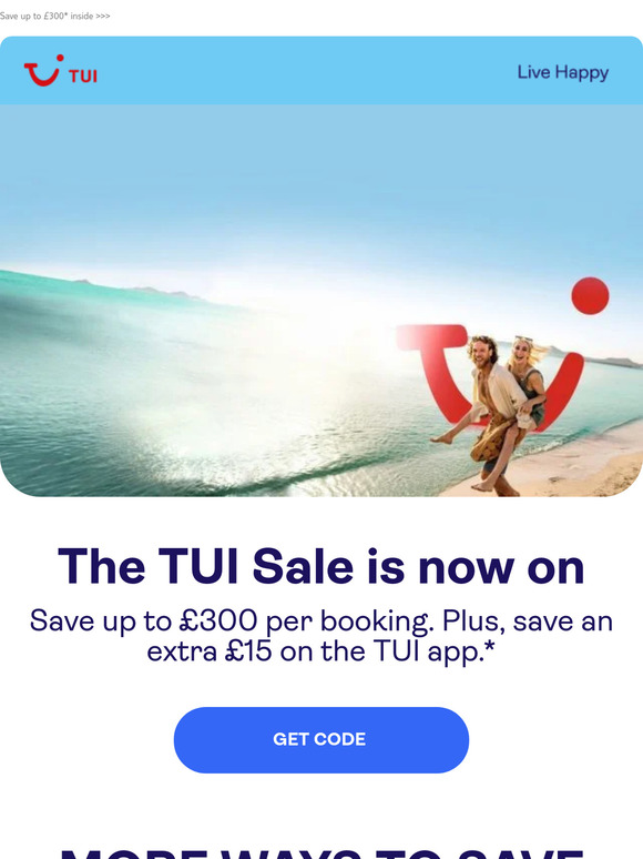 TUI: The TUI Sale is here. We've got some great savings for you 🛬 | Milled