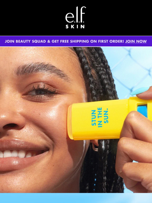 Elf Cosmetics: Meet NEW Suntouchable Invisi-Stick SPF 50 ☀️ | Milled