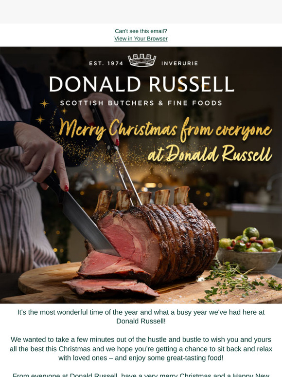 Donald Russell: Merry Christmas from Donald Russell 🎄 | Milled
