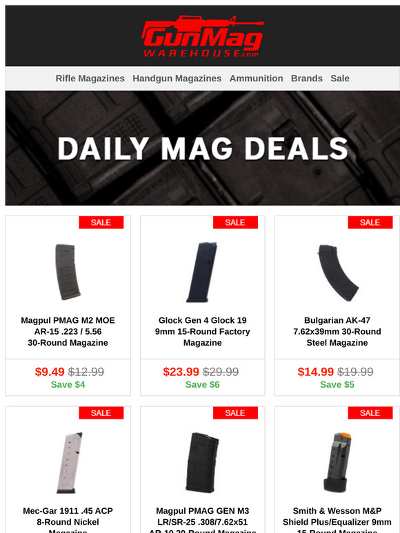 GunMag Warehouse: Add More Mags Under The Tree! | Magpul PMAG M2 AR-15 ...