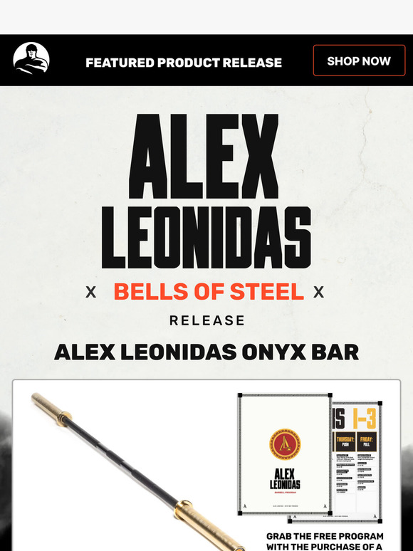 Bells of Steel: Introducing the Alex Leonidas Onyx Bar 💪 | Milled