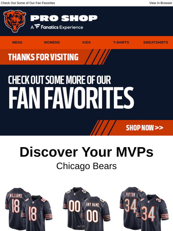 Chicago Bears: Thanks For Visiting! Discover More Gear You'll love | Milled