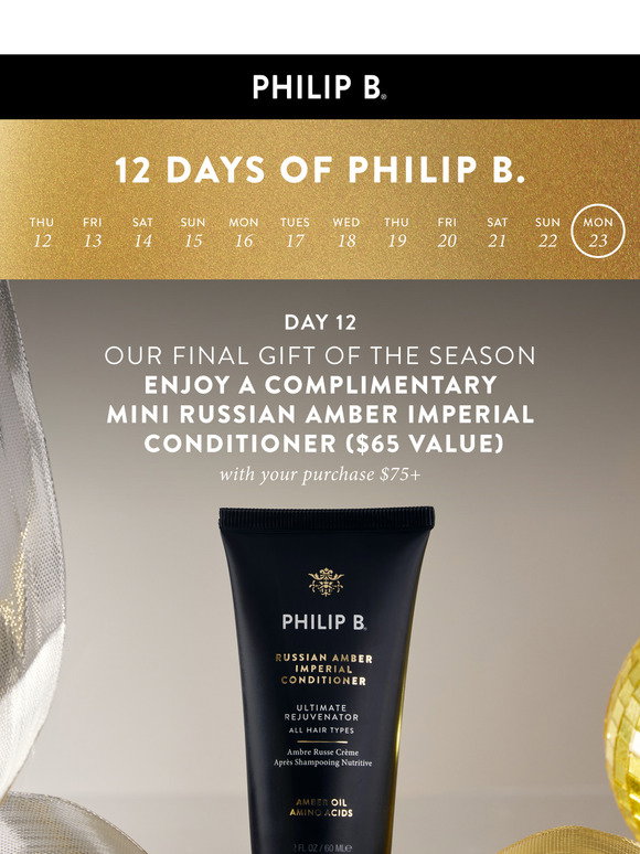 Philip B: "A ‘12’ on a scale of 10!” | Milled