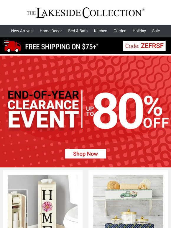 Lakeside Collection: End-of-Year Blowout! Save BIG💰 | Milled