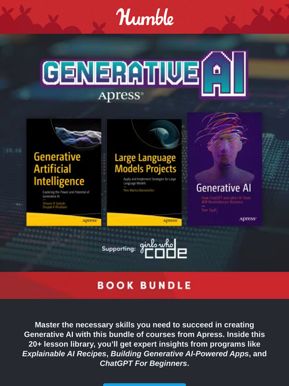 Humble Bundle: Curious about artificial intelligence? Get our Generative AI bundle today! | Milled