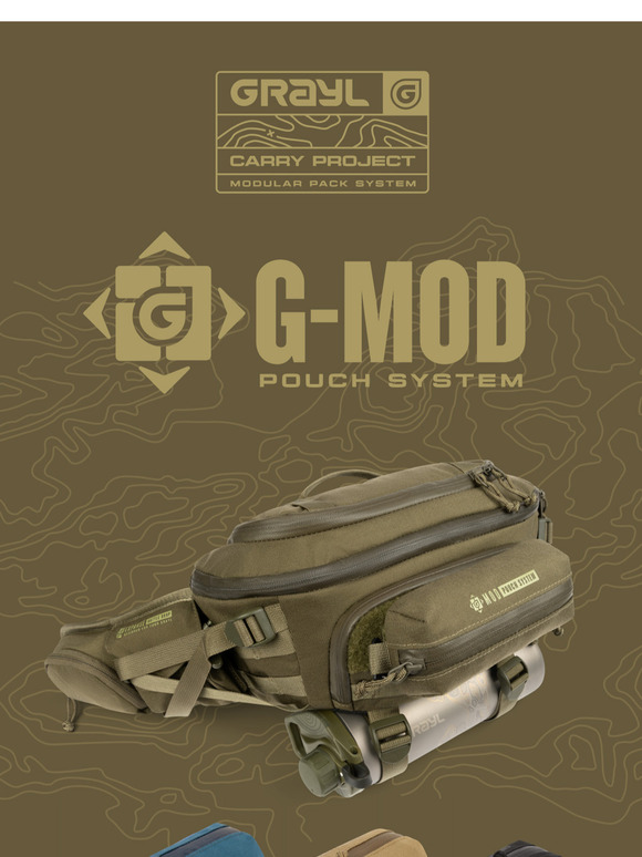 GRAYL: G-MOD Pouch System - Stick-it and clip-it! | Milled