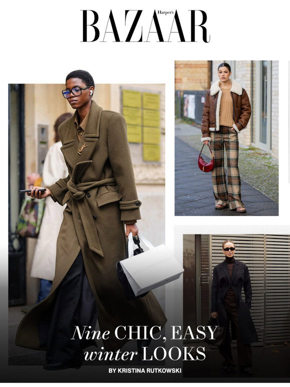 Harper's Bazaar: 9 Foolproof Winter Outfits | Milled
