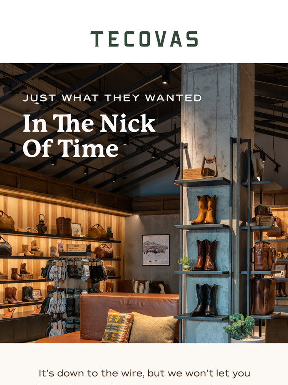 Tecovas: Our Stores are standing by! | Milled