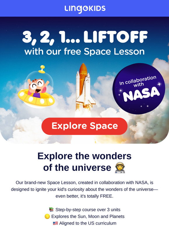 Lingokids: Inspire Lauren about Space 🪐 | Milled