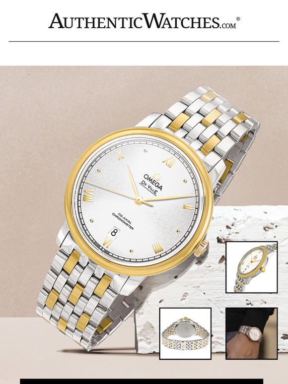 Authentic Watches: OMEGA DE VILLE — GRAB 45% OFF ⮞ Silver Dial Steel ...