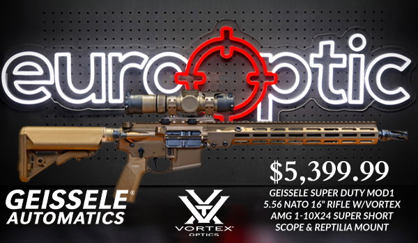 EuroOptic: EXCLUSIVE: Geissele Super Duty MOD1 Rifle & Vortex AMG 1 ...