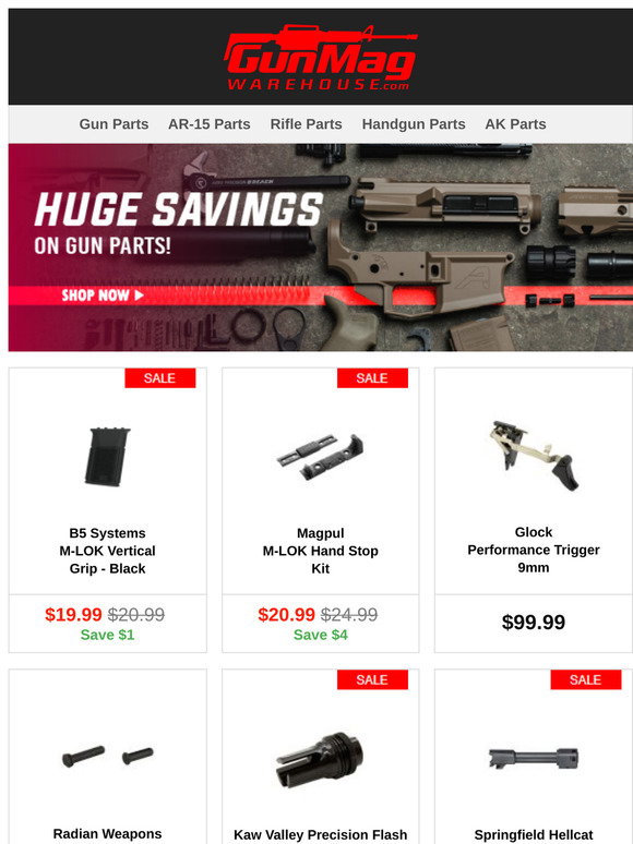 GunMag Warehouse: Build Your Dream Gun | B5 Systems M-LOK Vertical Grip ...