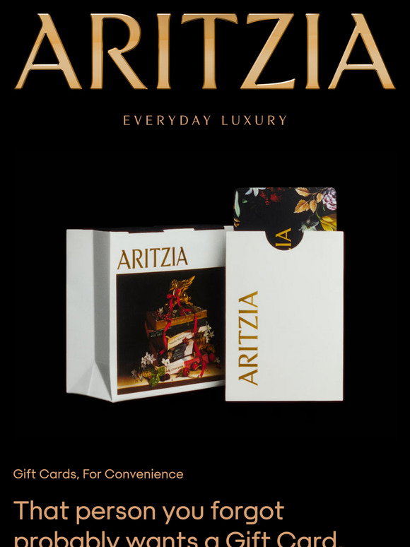 Aritzia: Everyone wants a gift card | Milled