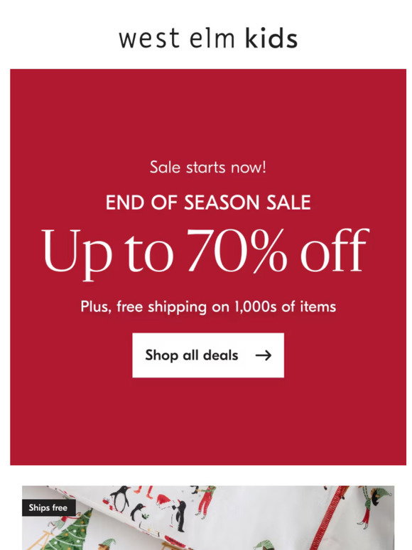 West Elm: Oops! We think Santa forgot this one… 🎅🏻 | Milled