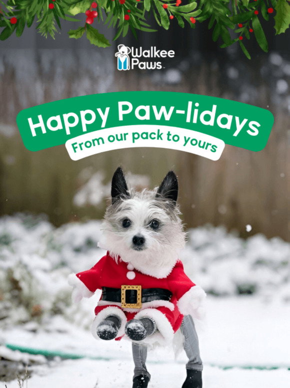 Walkee Paws: Happy Paw-lidays | Milled