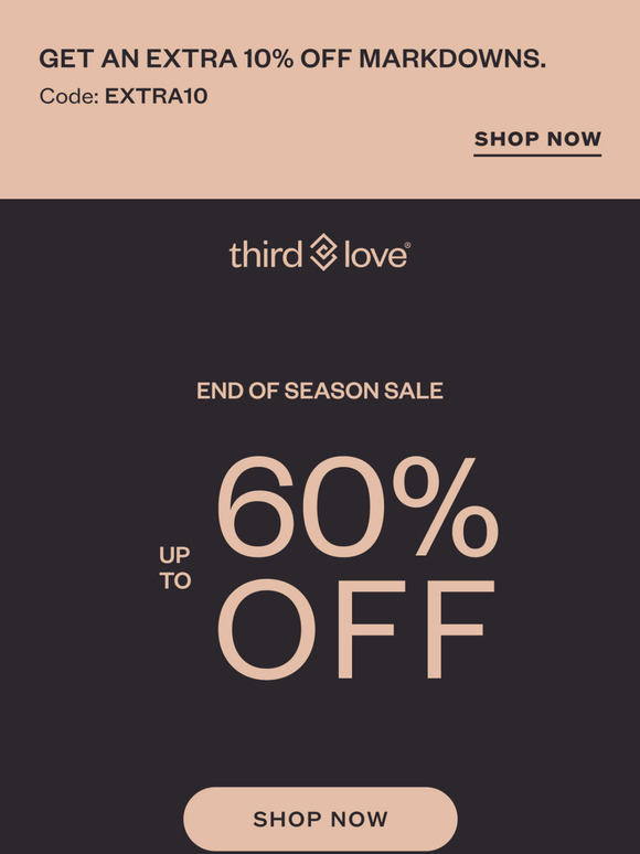 ThirdLove Email Newsletters: Shop Sales, Discounts, and Coupon Codes