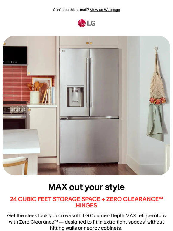 LG Signature: Zero Clearance™ fridges mean zero compromise on style ...