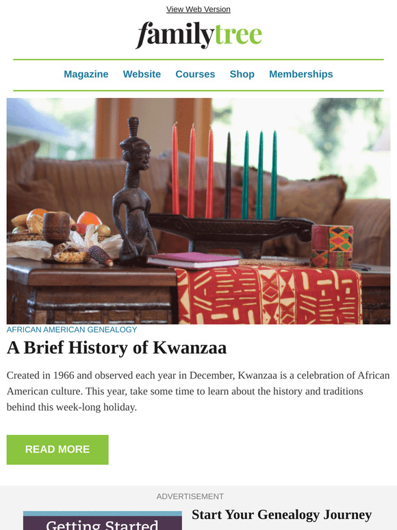 Family Tree Magazine: A Brief History of Kwanzaa | Milled