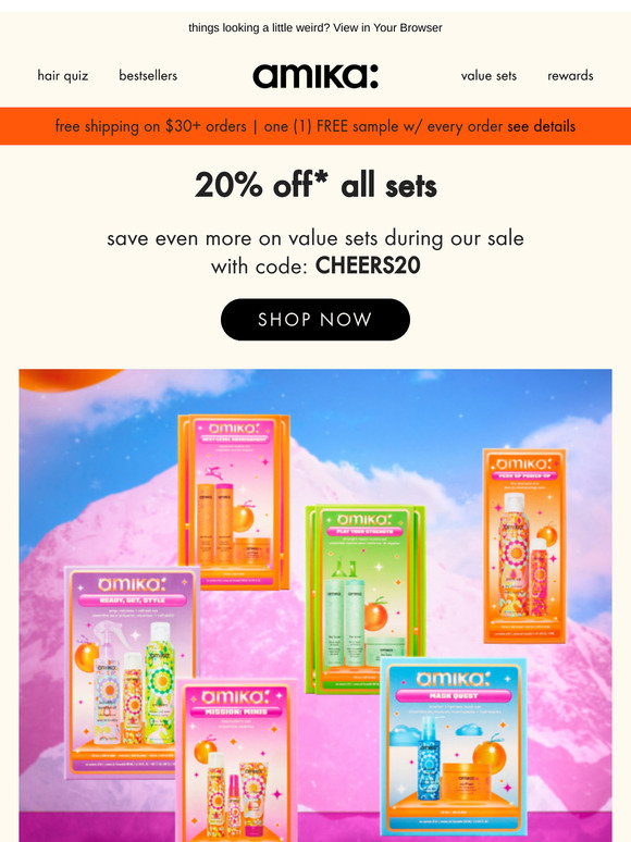 Amika: there’s a sale inside 🎁 | Milled