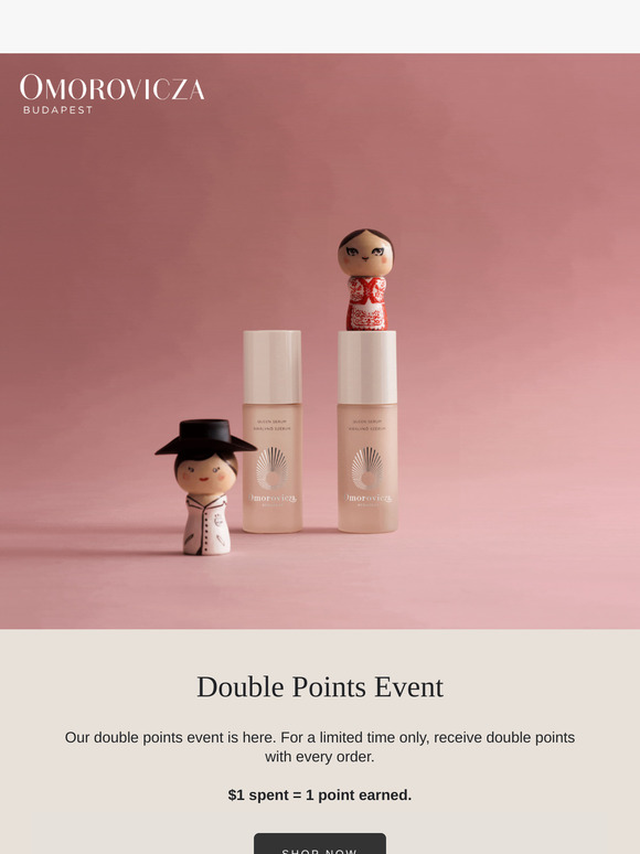 Omorovicza: Double Points 💌 Earn 2x points, for a limited time only ...