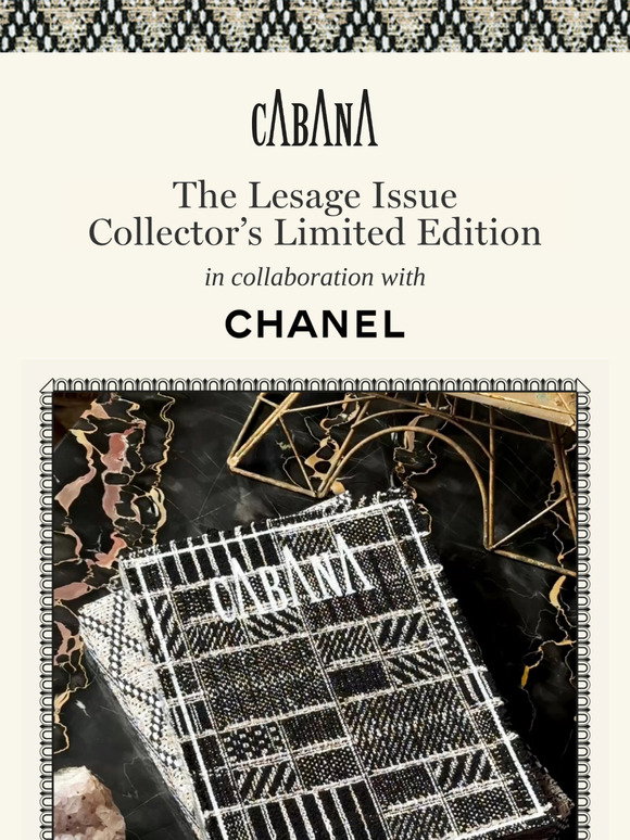 Cabana Magazine: The Gift You Deserve: CHANEL & Lesage Collector's ...