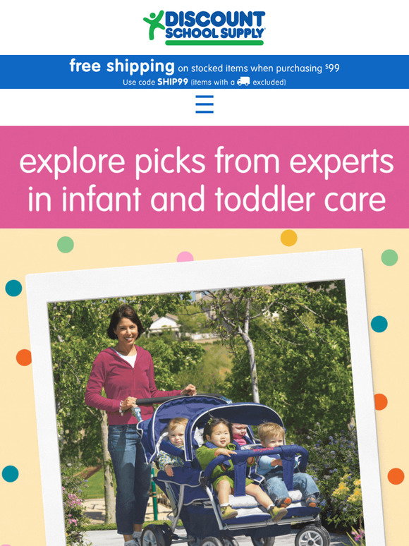 Discount School Supply: Discover essentials for infants & toddlers | Milled