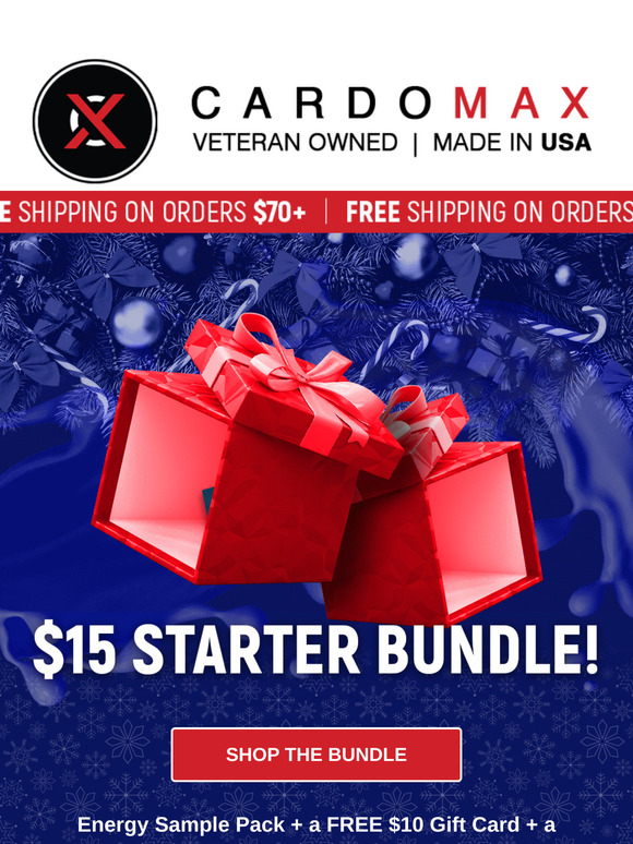 CardoMax: $15 for all day energy! | Milled