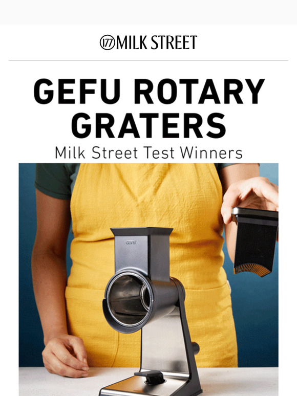Milk Street Kitchen: 6 Reasons We Love Gefu's Rotary Graters | Milled