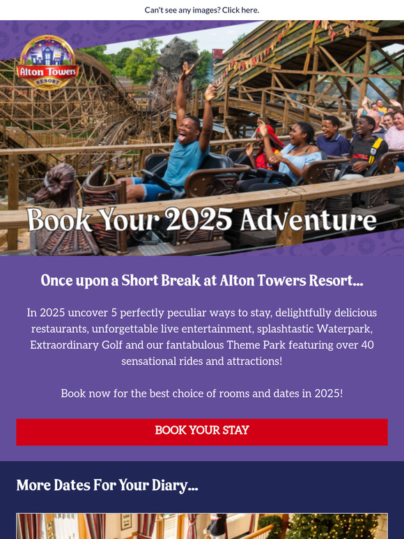 Alton Towers: Book Your 2025 Short Break Escape 🛏️🎢 | Milled