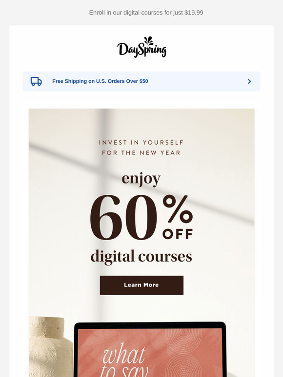 DaySpring: Start 2025 with Confidence! | Milled