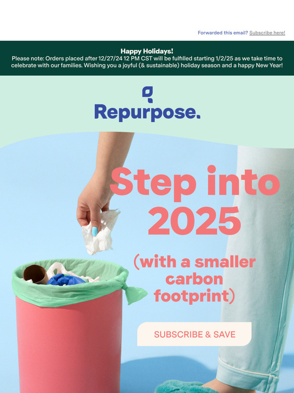 Repurpose: Step into 2025 (with a smaller carbon footprint) | Milled