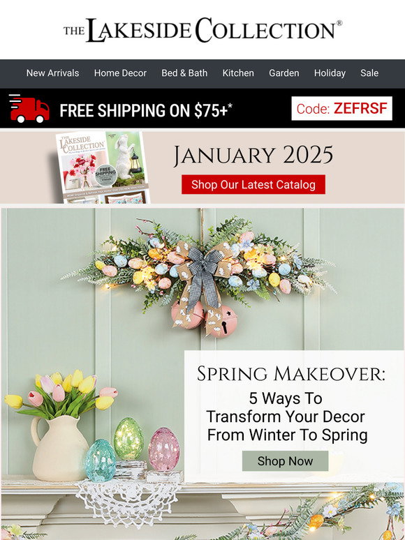Lakeside Collection: 🌷5 Tips To Refresh Your Decor For Spring! | Milled