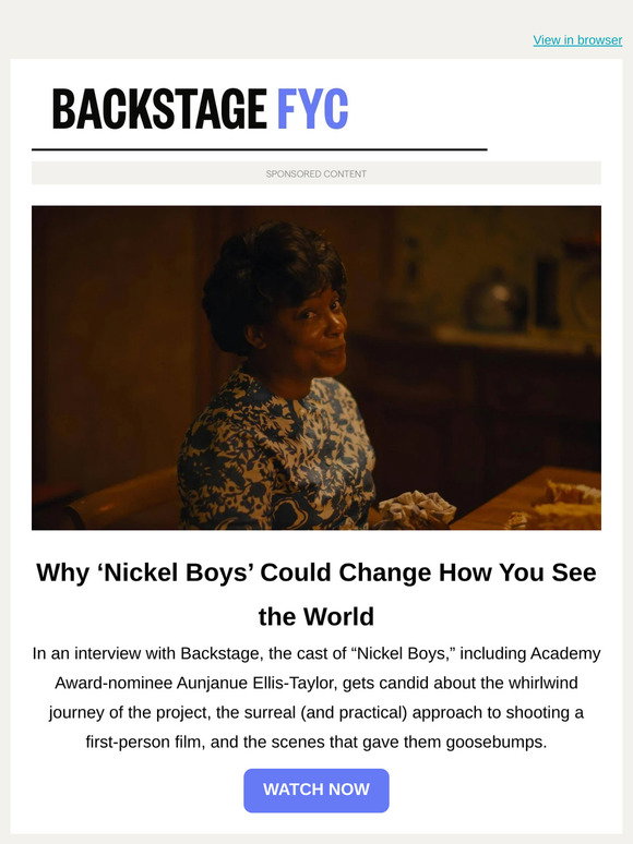 Backstage: Why ‘Nickel Boys’ Could Change How You See the World | Milled