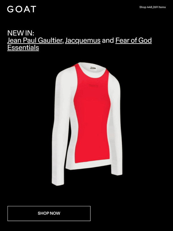 GOAT: [SEED] NEW IN: Jean Paul Gaultier, Jacquemus and Fear of God ...