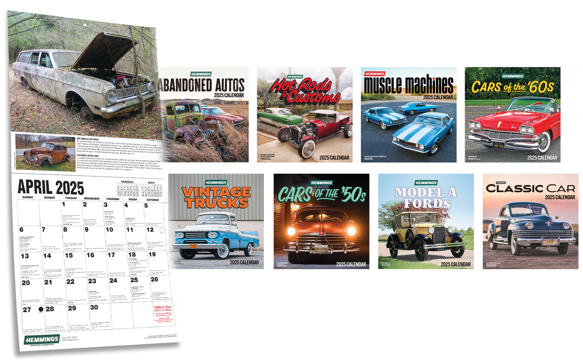 Hemmings: Hemmings 2025 Collector Car Calendars Are Here! Get yours ...
